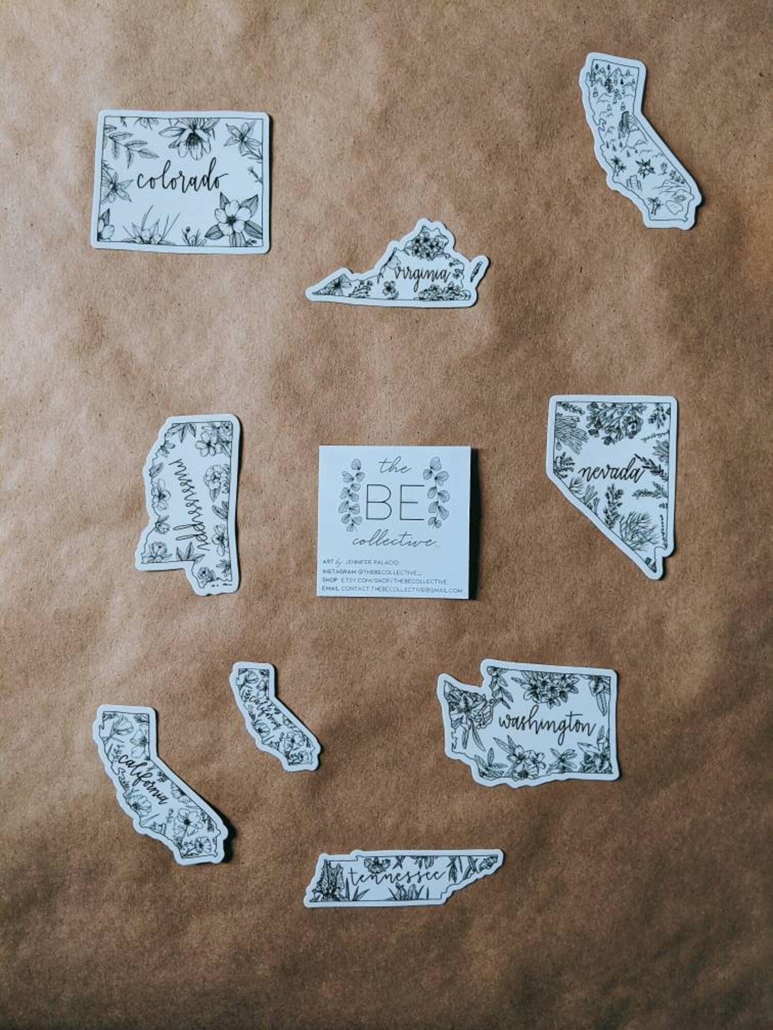 Virginia Sticker | VA State Flower | Flowering Dogwood | Floral | Vinyl ...