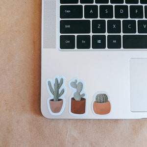 Cacti Trio | Cactus Sticker Set | Vinyl Sticker Pack | Cactus ...