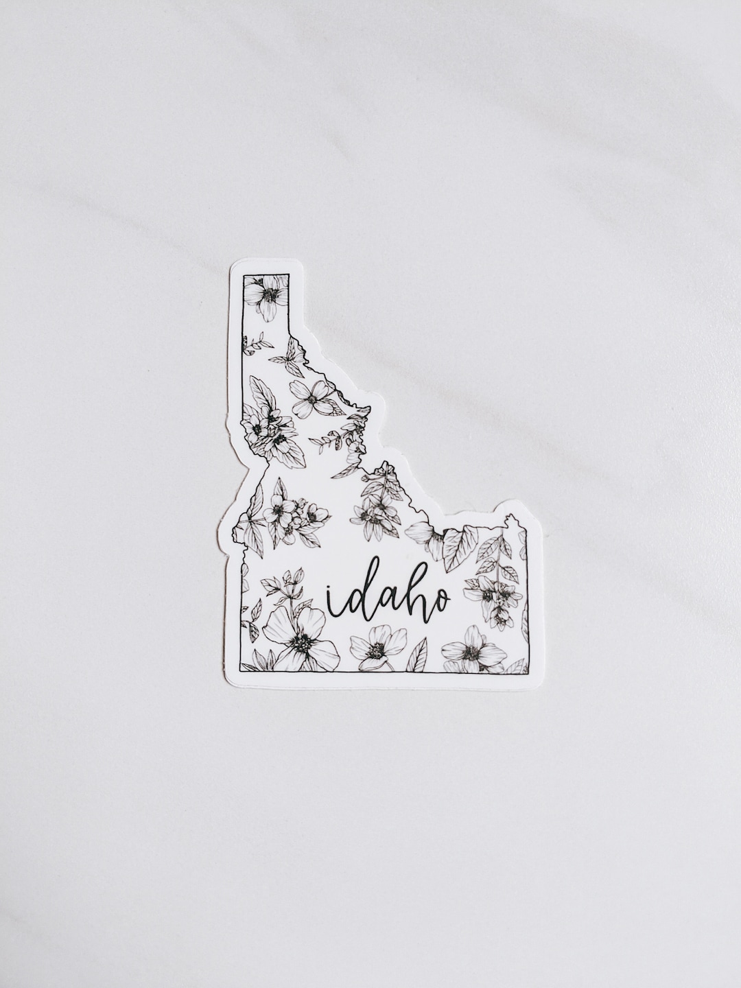 Idaho Sticker ID State Flower Syringa Vinyl Decal Waterproof After 24 ...