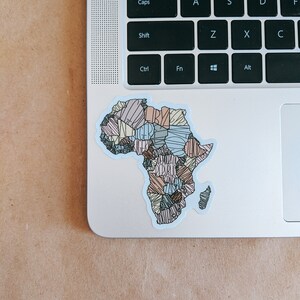 Africa Sticker | Countries of Africa | Continent | Vinyl Decal | World ...