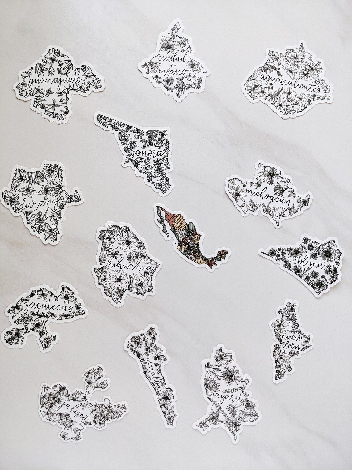 Chihuahua sticker Mexico state sticker Mexican Tulip Poppy | Etsy