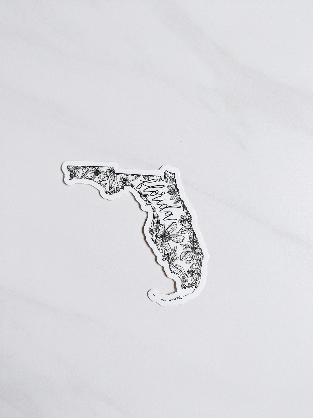 Florida Sticker | FL State Flower | Orange Blossom Sticker | Floral ...