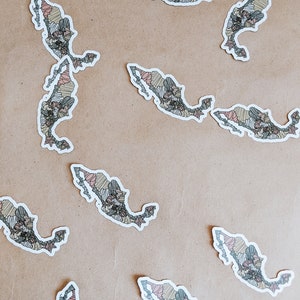 Mexico Sticker | Mexico States | Country Sticker | Vinyl Sticker ...