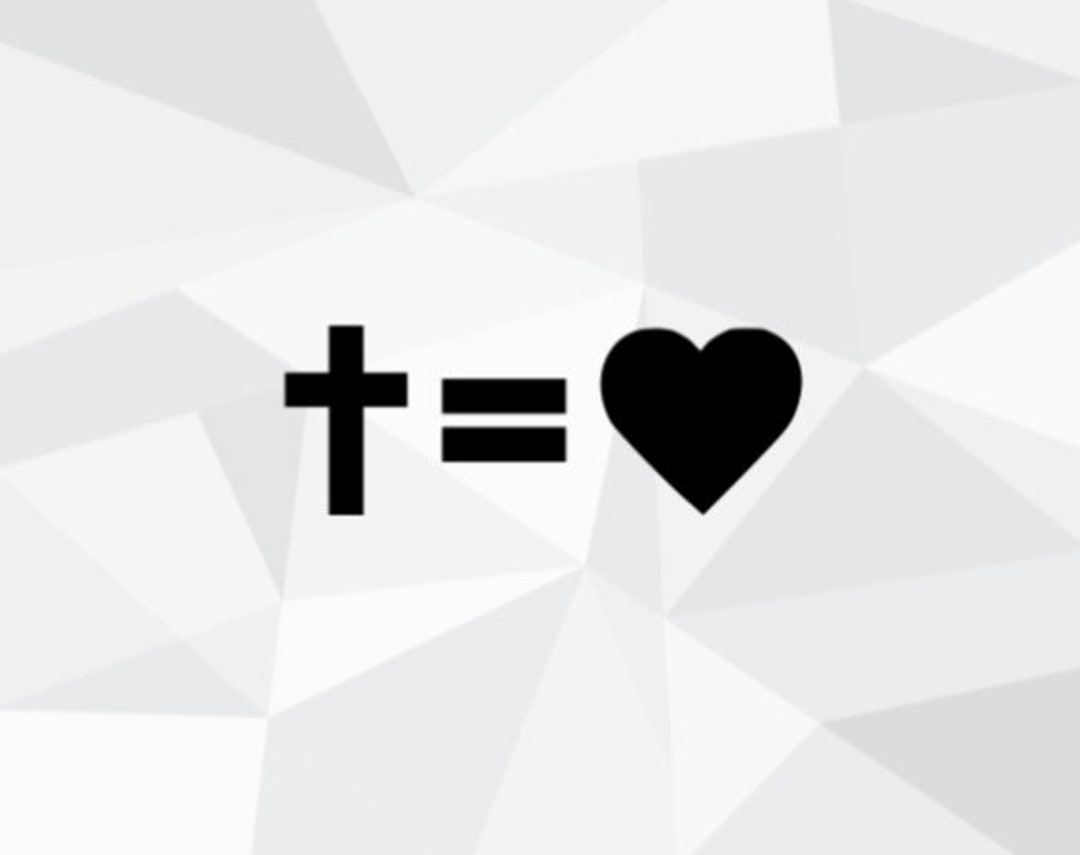 God Equals Love Decal - Cross Equals Love Car Decal - Etsy