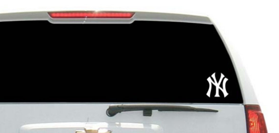New York Yankees Car Decal - Etsy