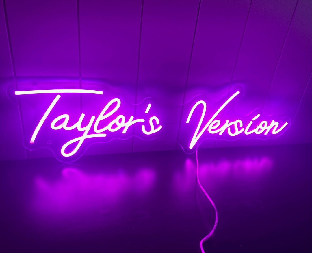 Taylor's Version taylor Swift LED Neon Sign - Etsy