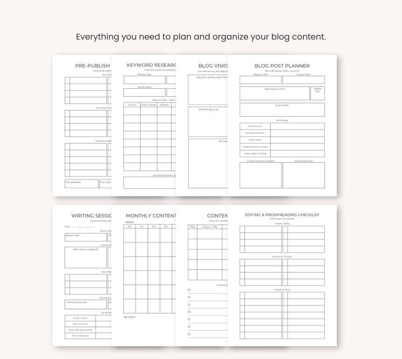 Simple Content Creator Digital Planner 2026 for Ipad, Goodnotes ...