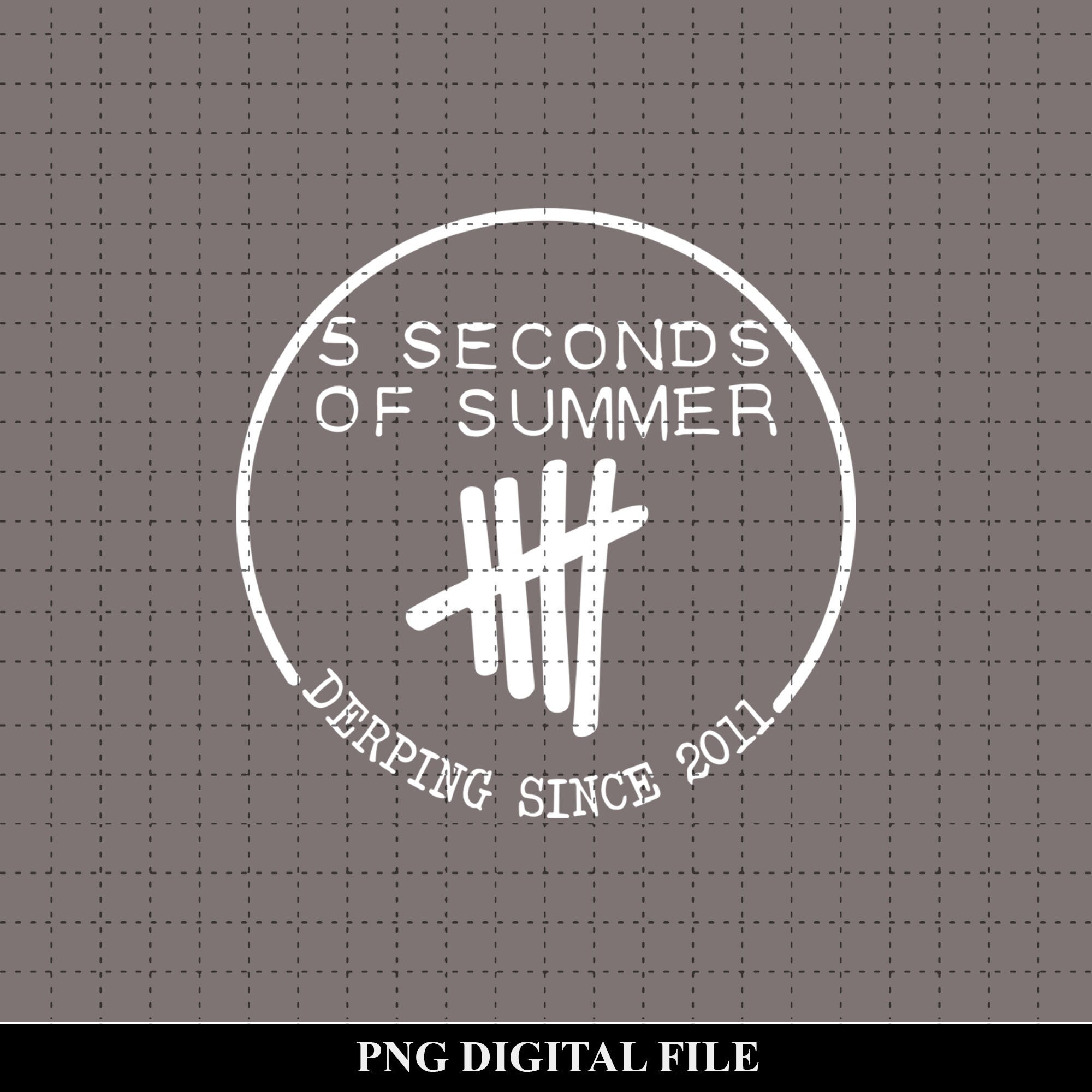 5 Seconds Of Summer Logo Floral