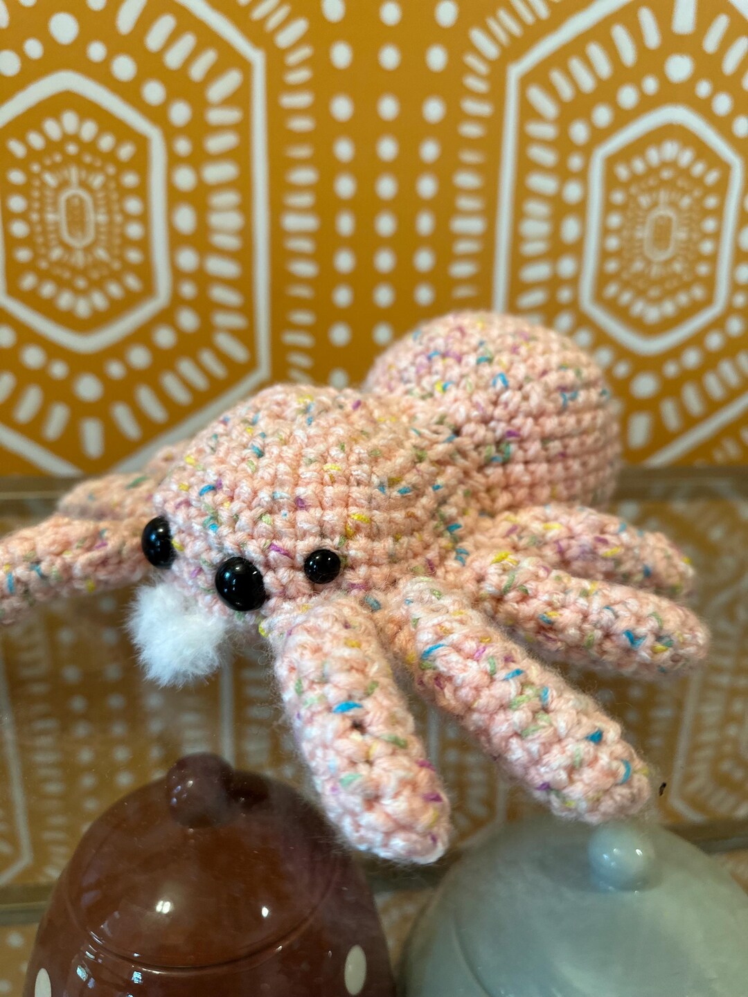Pink Spider Plush - Adorable Jumping Spider Soft Toy for Cuddles ...