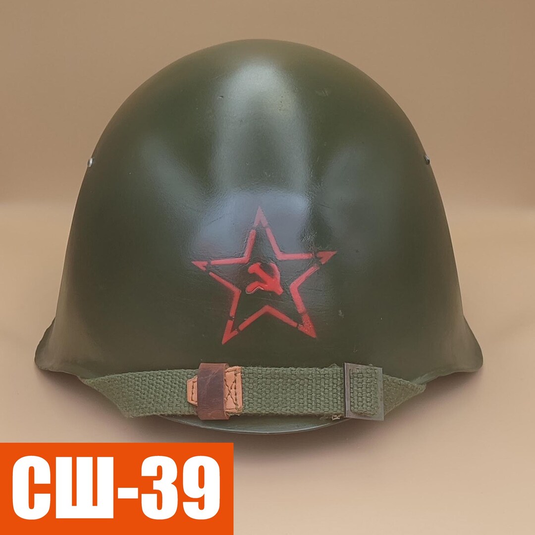 Ssh-39 Original WWII Soviet Steel Helmet | 1939 Military Collectible ...