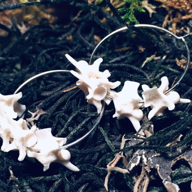 Bone Earrings - Etsy