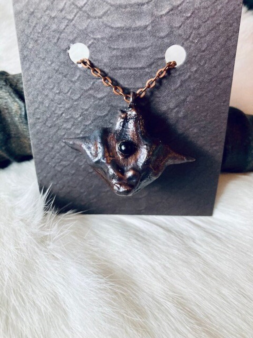 Real Bat Nut Seed Pod Pendant - Devil Pod - Wiccan - Copper ...