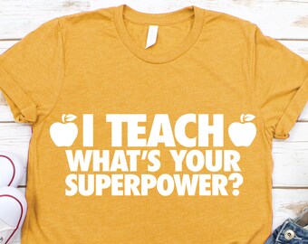 I Teach Superpower | Etsy