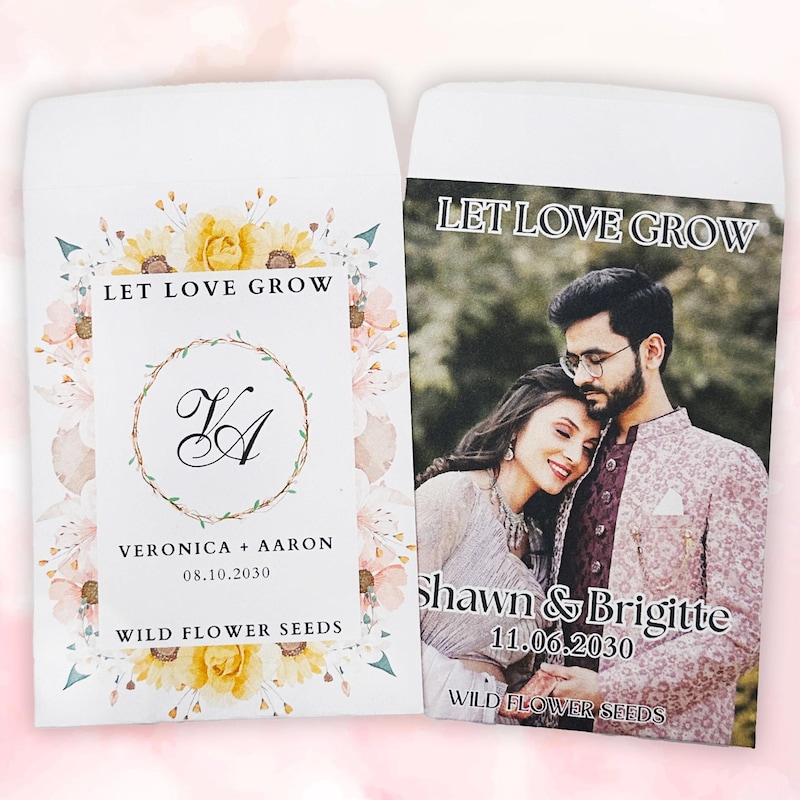 Wedding Seed Packets - Etsy