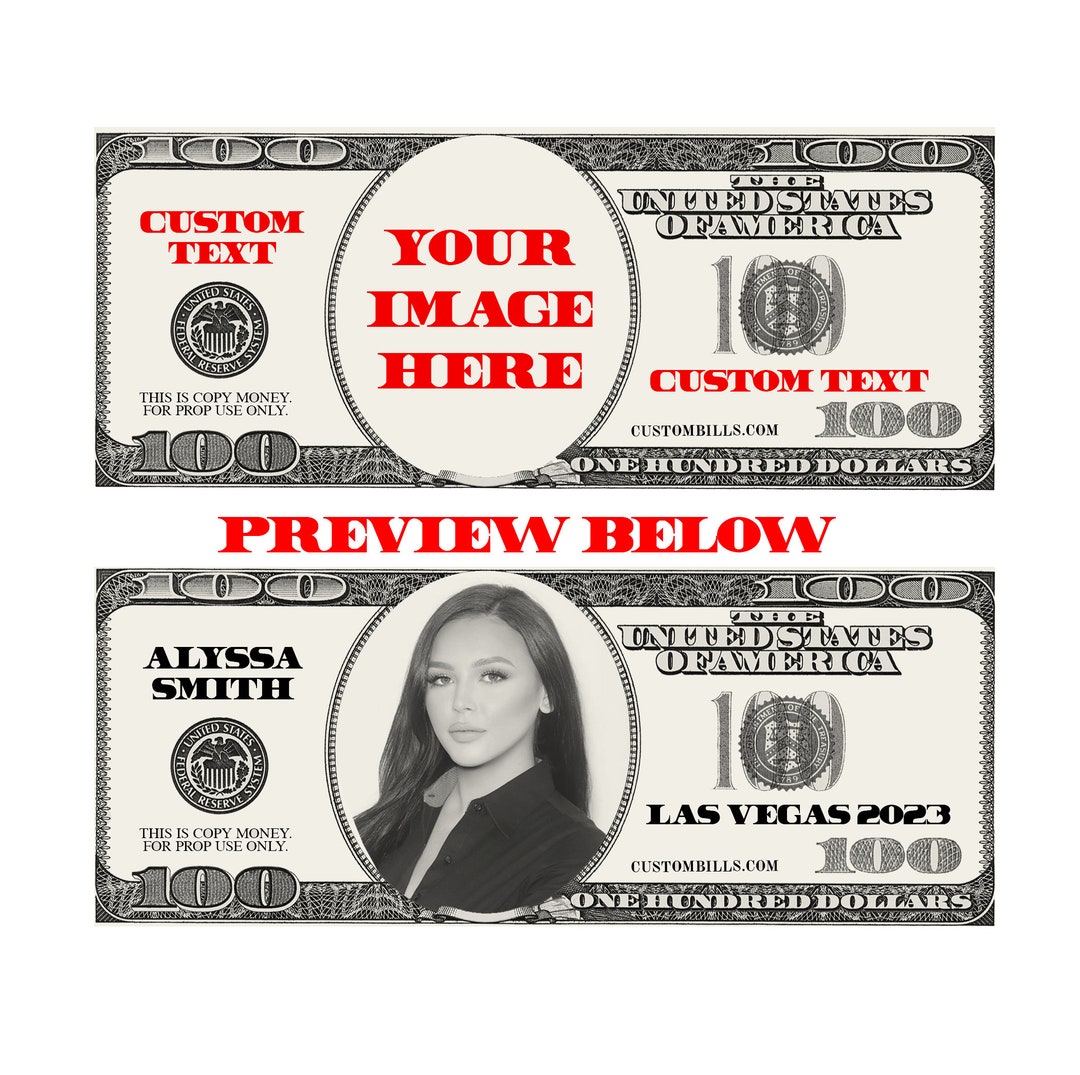 Birthday Party Decorations Ideas Gifts Favors Fake Custom Money Cash ...