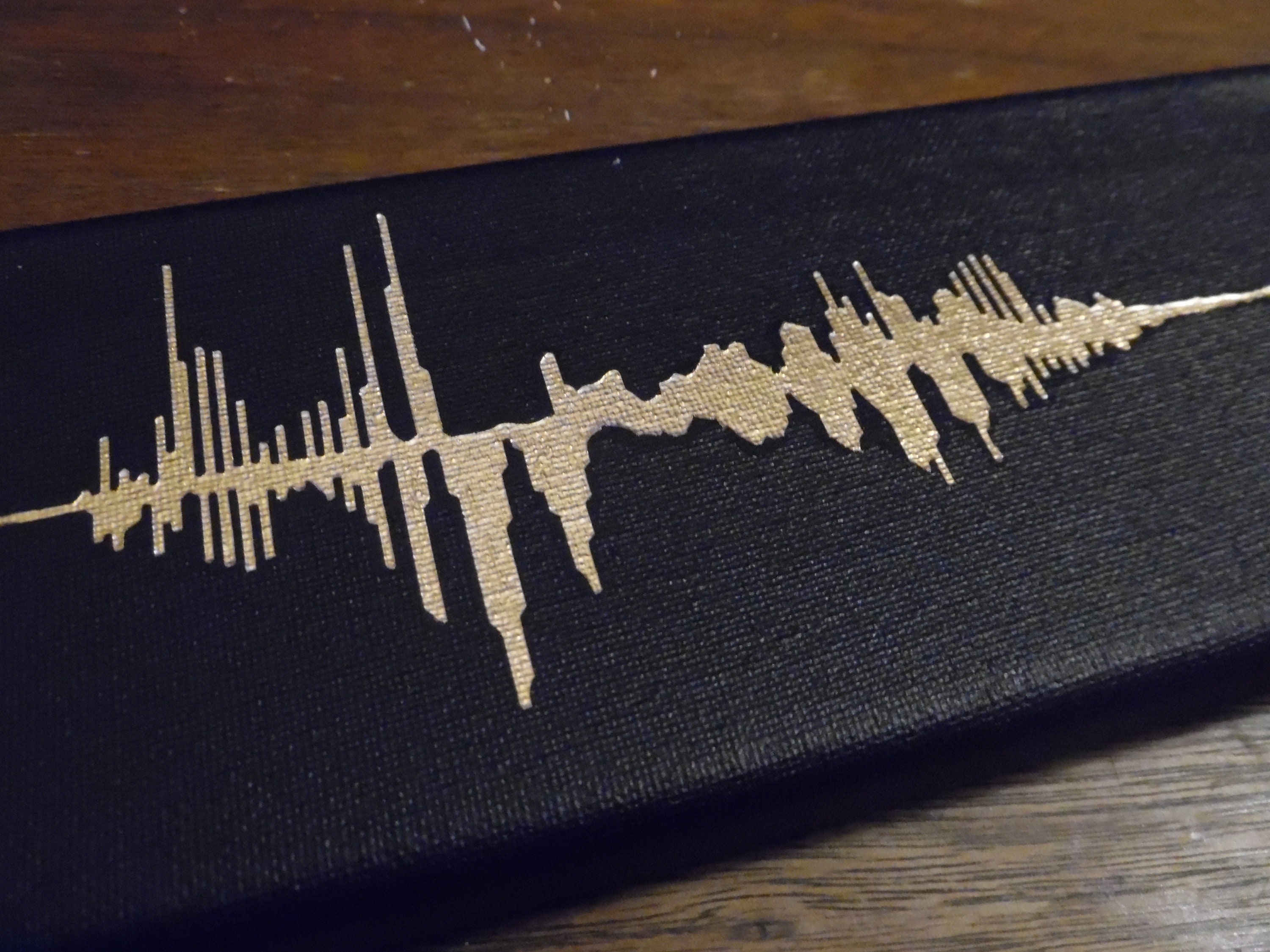 Custom Sound Wave Painting - Etsy