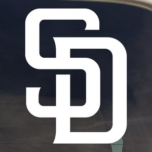 San Diego Padres Car Decal, Window, Laptop, Bumper Sticker, Hydroflask ...