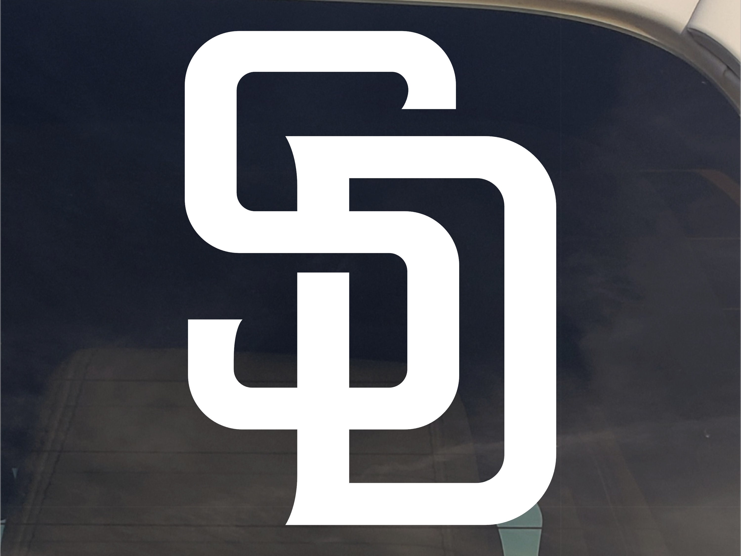 San Diego Padres Car Decal Window Laptop Bumper Sticker | Etsy