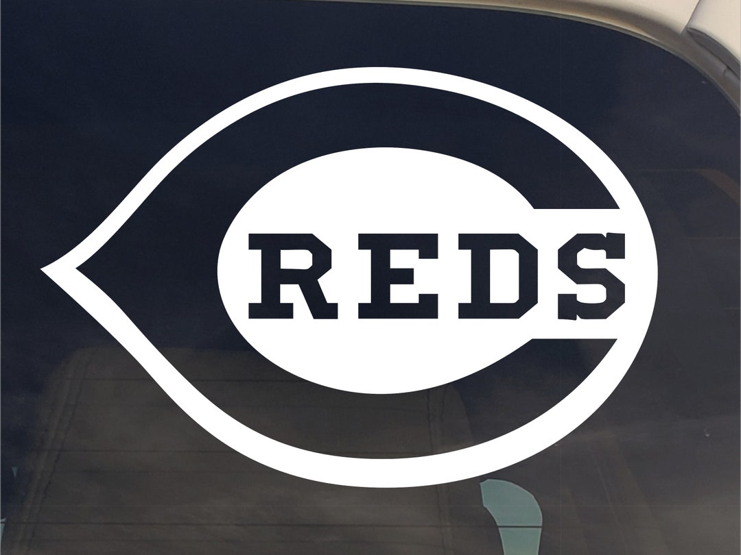 Cincinnati Reds Car Decal, Window, Laptop, Bumper Sticker, Hydroflask ...