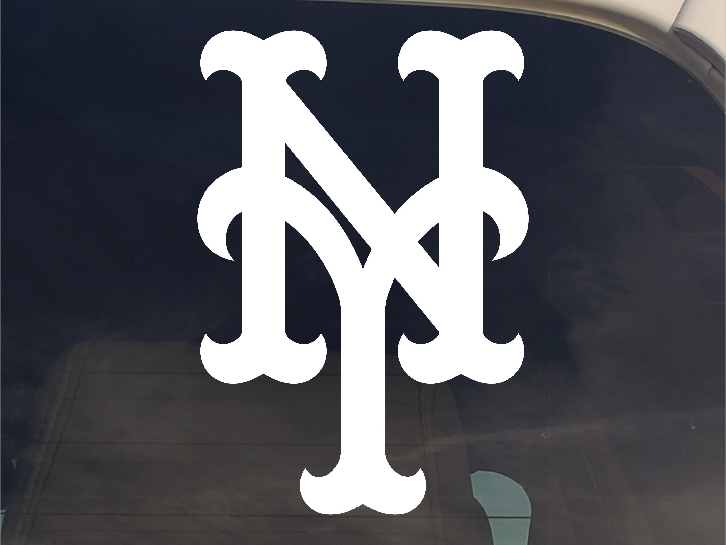 New York Mets Car Decal Window Laptop Bumper Sticker | Etsy