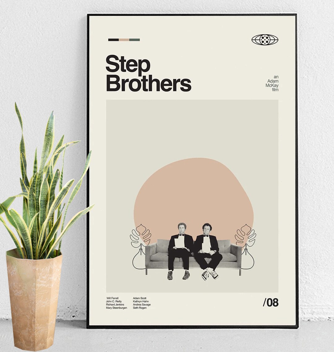 Step Brothers Poster Retro Modern Poster Step Brothers Movie Etsy