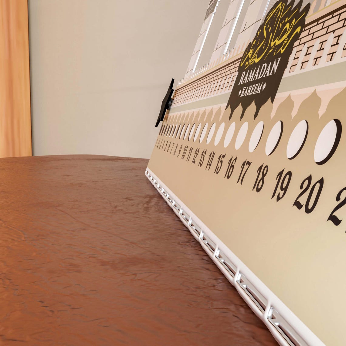 Ramadan Calendar Ramadan Decoration for Table Masjid-an Nabawi Design ...