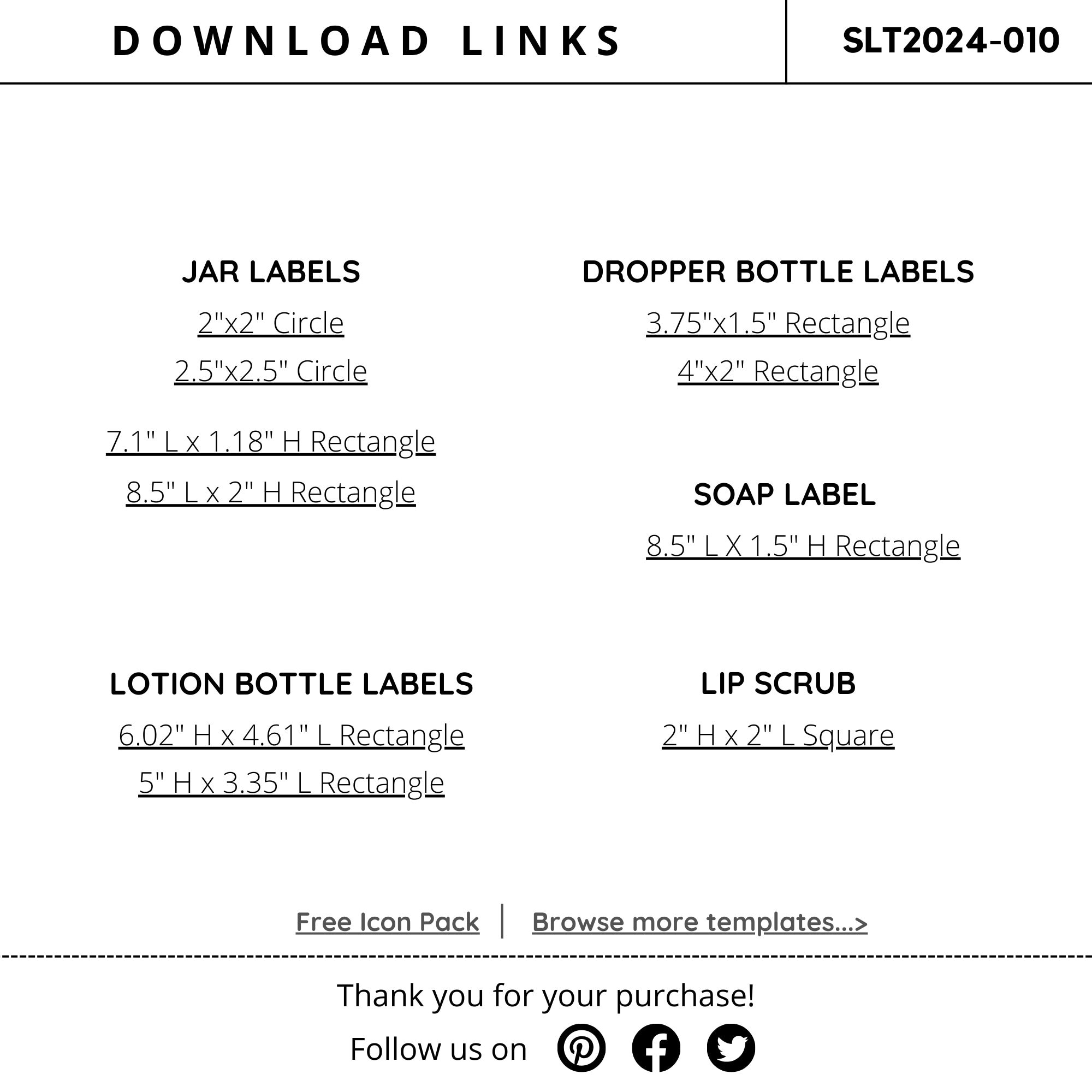 DIY Red Valentine Love Label Template Body Butter, Sugar Scrub, Dropper ...