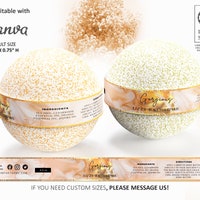 DIY Hot Pink Editable Label Template Rose, Pink Bath Product Labels ...