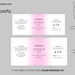 Editable Pink Cosmetic Label Templates Body Butter - Etsy