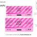 Editable Pink Pattern Cosmetic Label Templates Body - Etsy