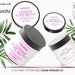 Editable Pink Cosmetic Label Templates Body Butter - Etsy
