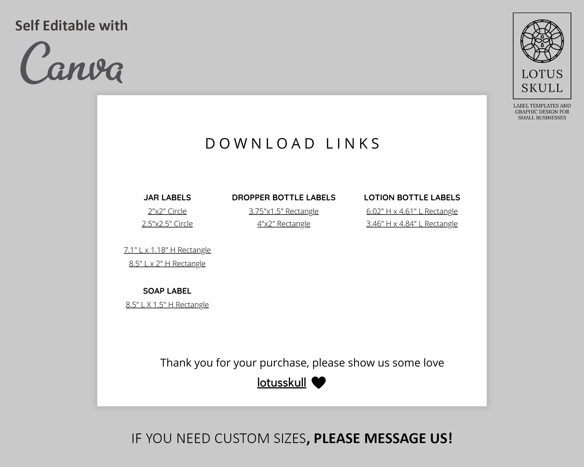 Editable Teal Turquoise Cosmetic Label Template for Body - Etsy