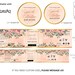 Editable Gold Floral Label Template Peachrose Goldbody - Etsy