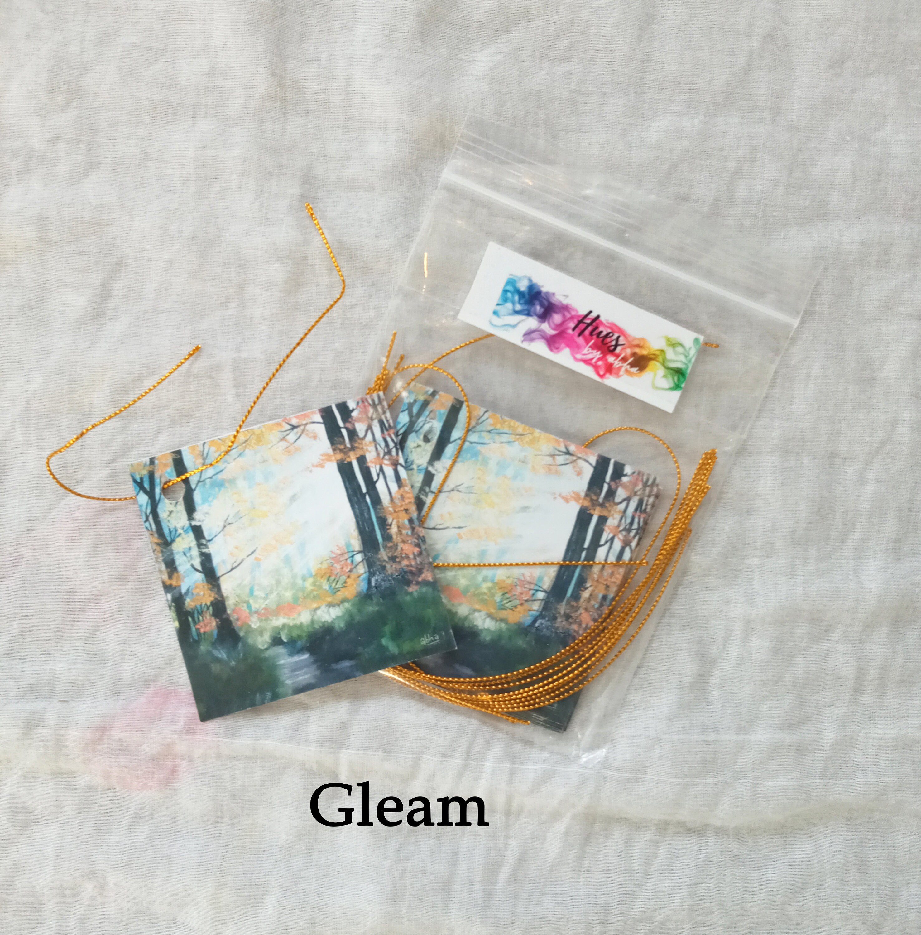 Landscape Painting Print Gift Tags Pack of 10 Original Art - Etsy