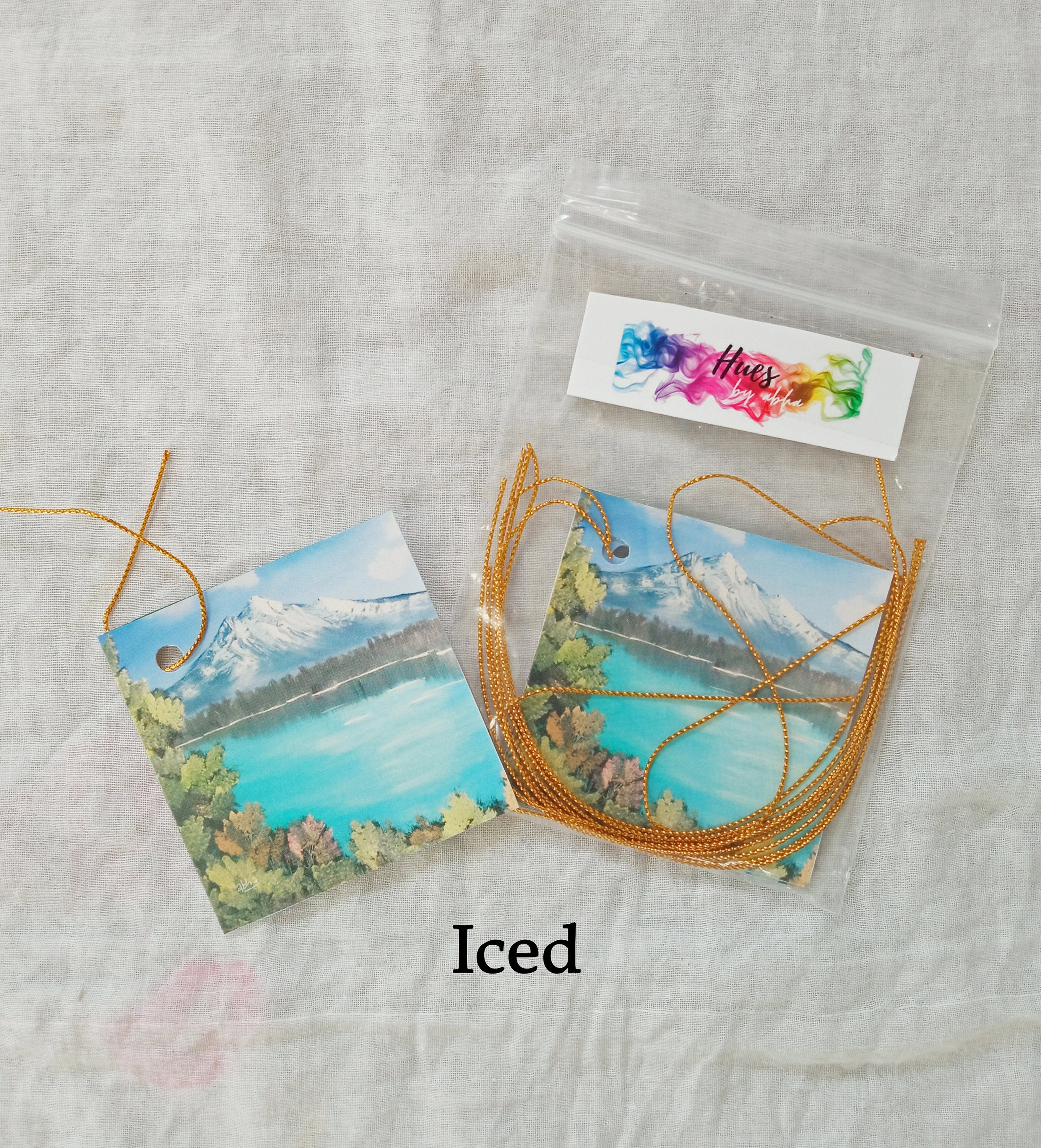 Landscape Painting Print Gift Tags Pack of 10 Original Art - Etsy