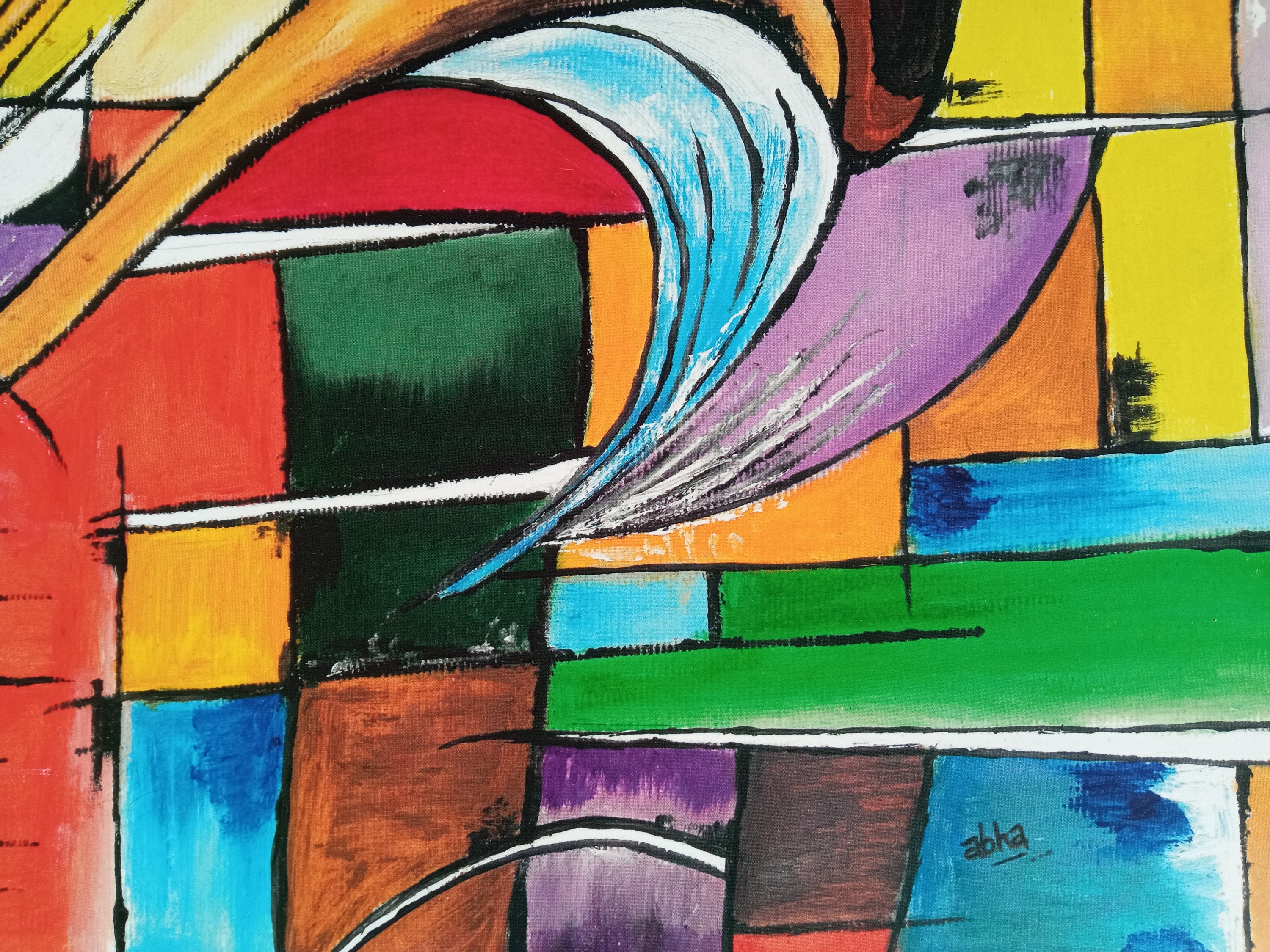 Abstract Art Musical Instruments