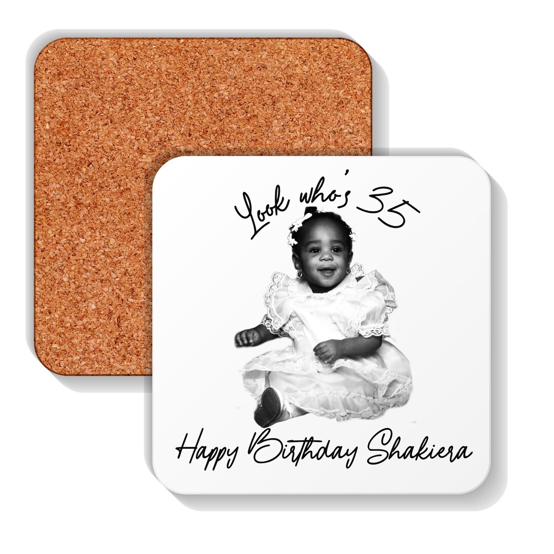 SET of 50 Personalized Birthday Party Coasters, Retirement or ...