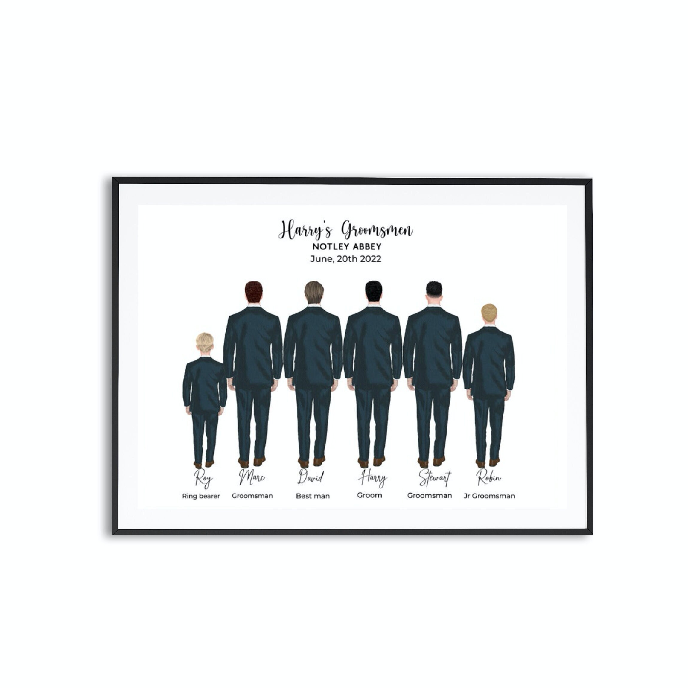Groomsmen Cartoon