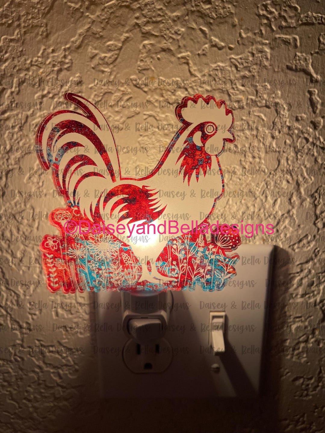 Chicken Rooster Night Light With Free Shipping - Etsy