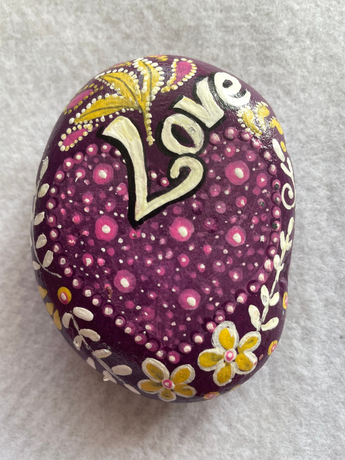 Painted Rocks, Lake Ontario Original Unique Painted Rocks,decorative ...