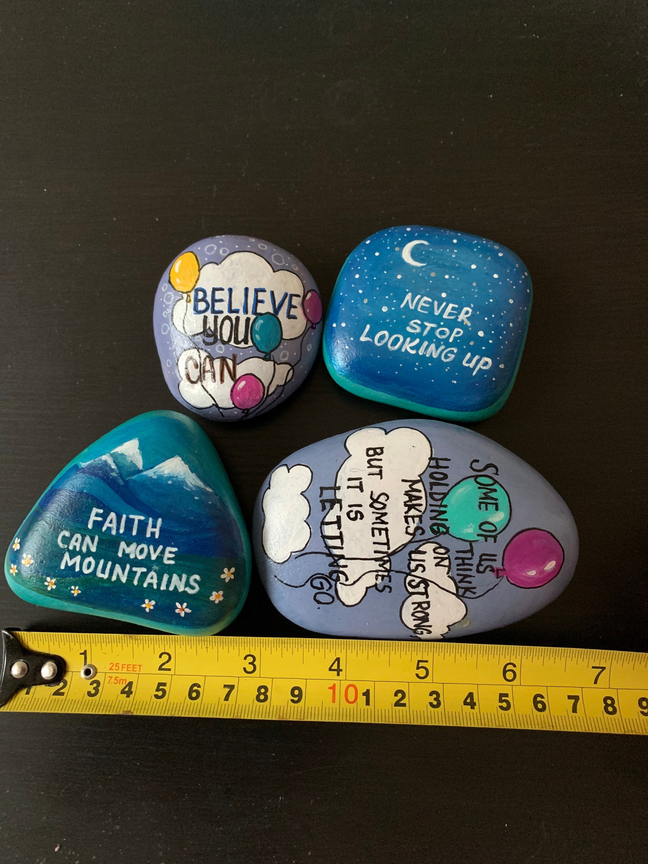 Inspirational Quotes Painted Rock/hand Painted Lake Rock: Some of Us ...