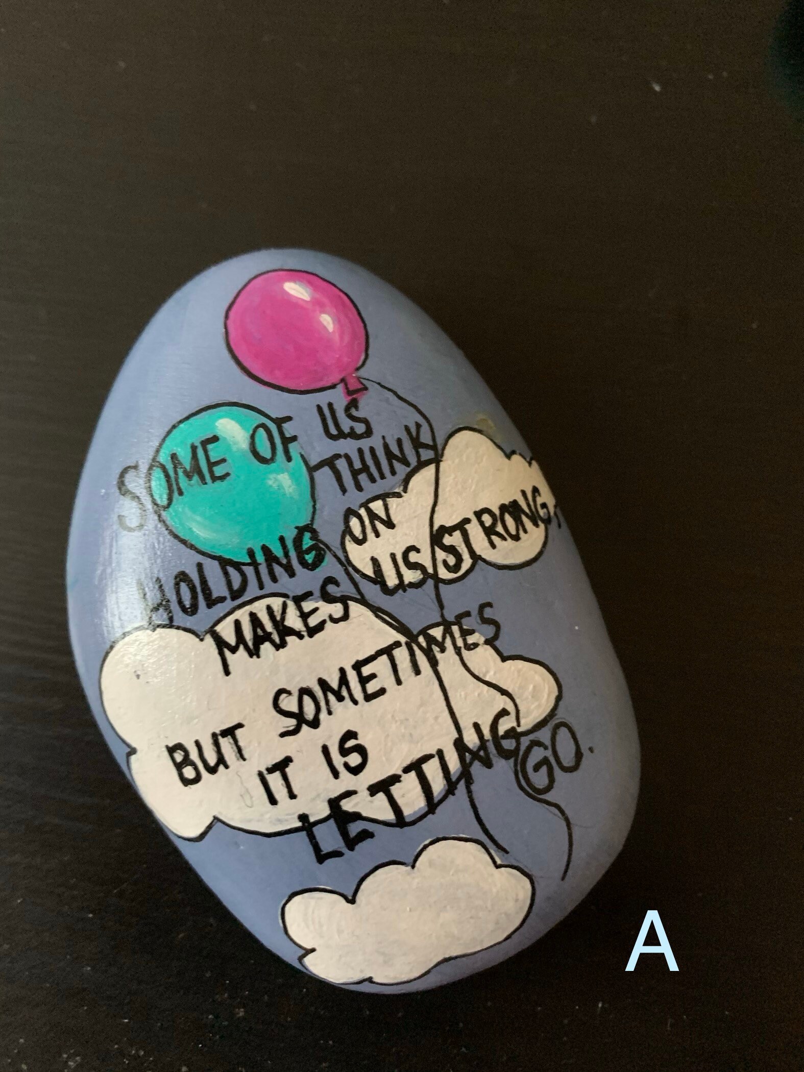 Inspirational Quotes Painted Rock/hand Painted Lake Rock: Some of Us ...