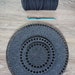 Graphite Felt Base Bag Baskethole 9mm Felt Crochet Base for - Etsy