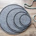 Black Felt Base, Bag Basket,hole 9mm, Felt Crochet Base for Bag, or ...