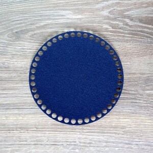 Felt Base, Bag Basket,hole 9mm, Felt Crochet Base for Bag, or Basket ...