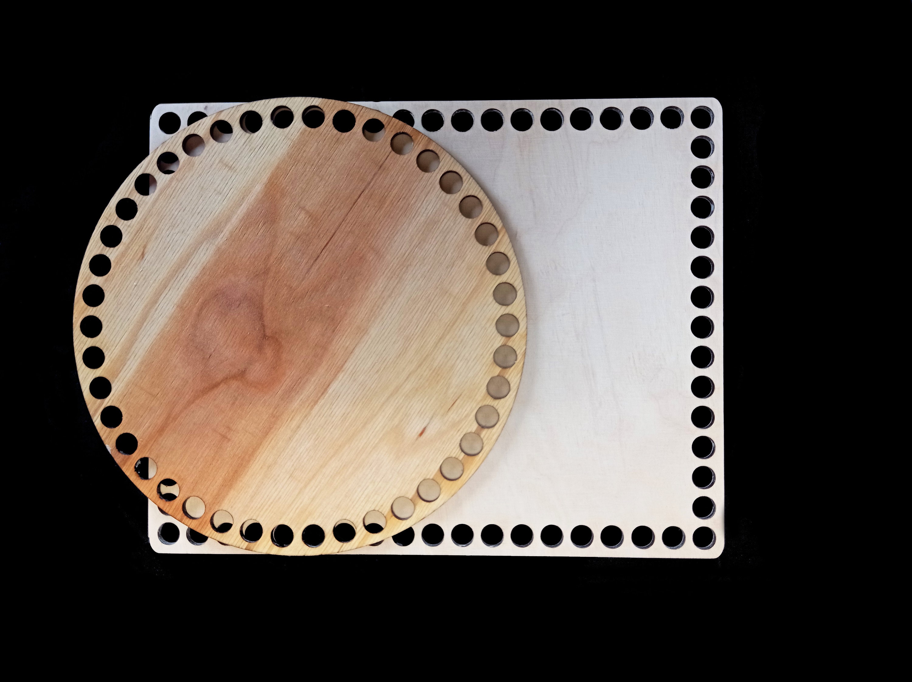 10mm Wooden square bottoms for DIY Wood base treated with | Etsy