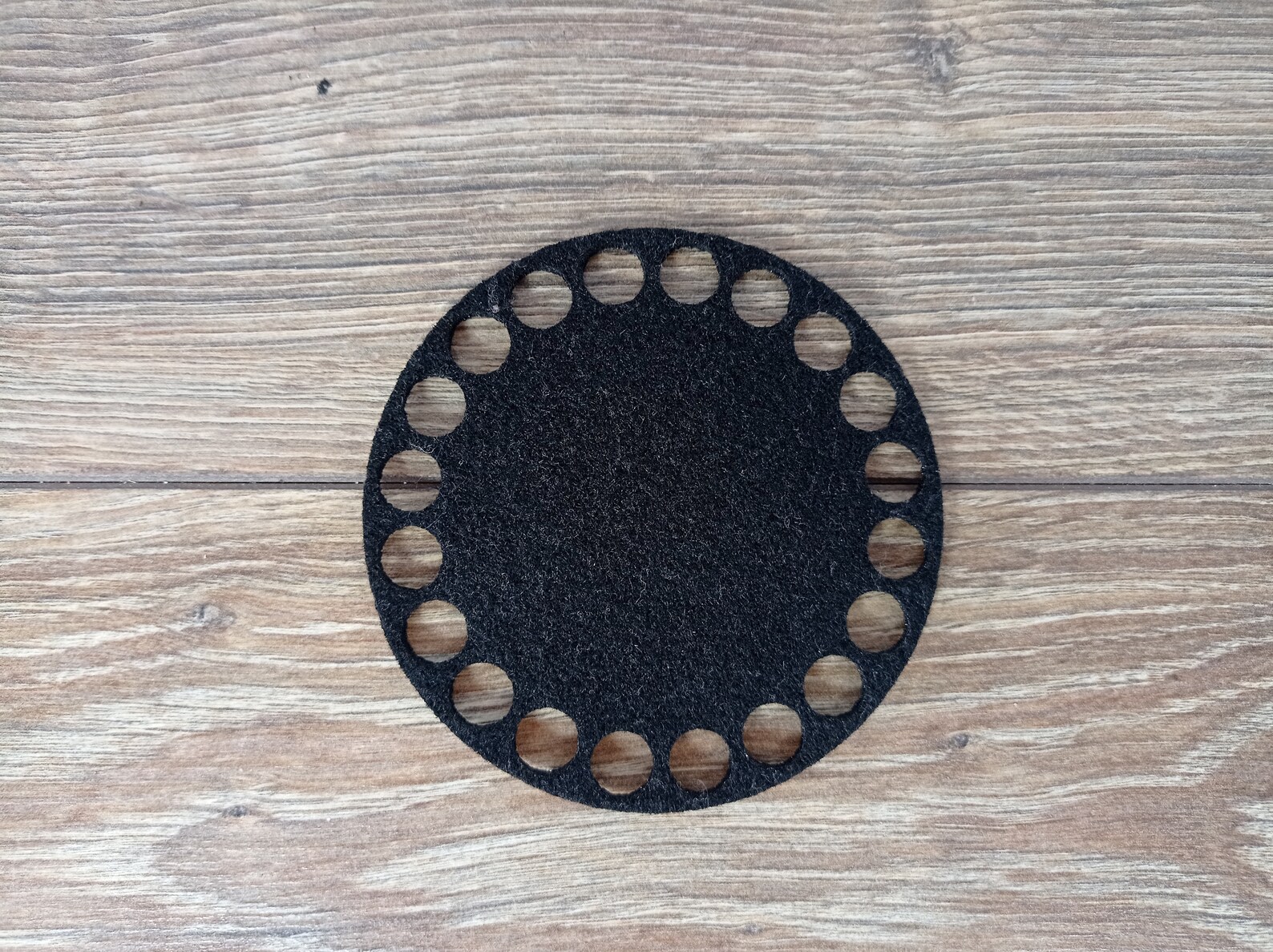 Black Felt Base Bag Baskethole 9mm Felt Crochet Base for | Etsy