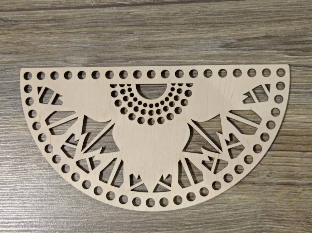 Wooden Semicircle Bottoms for Craft DIY Wood Base Rochet - Etsy