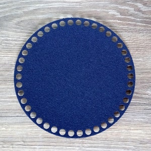 Felt Base, Bag Basket,hole 9mm, Felt Crochet Base for Bag, or Basket ...