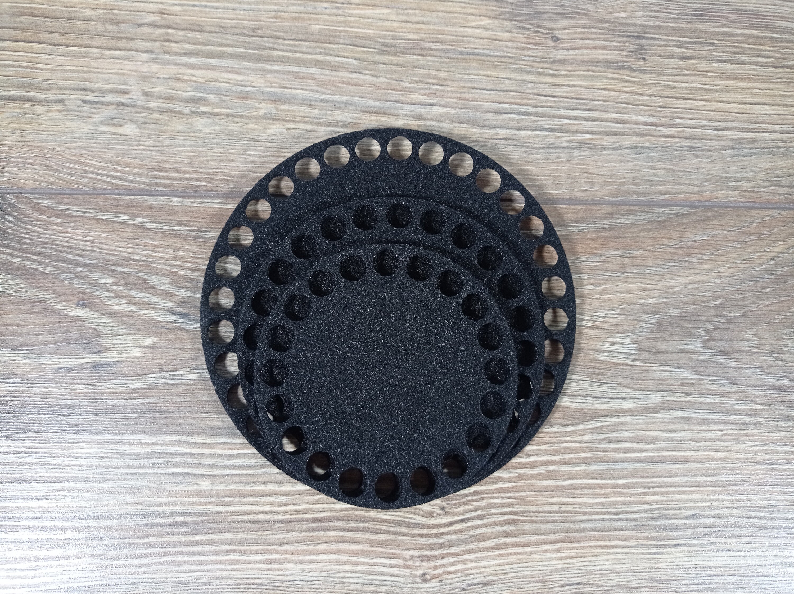 Black Felt Base Bag Baskethole 9mm Felt Crochet Base for - Etsy